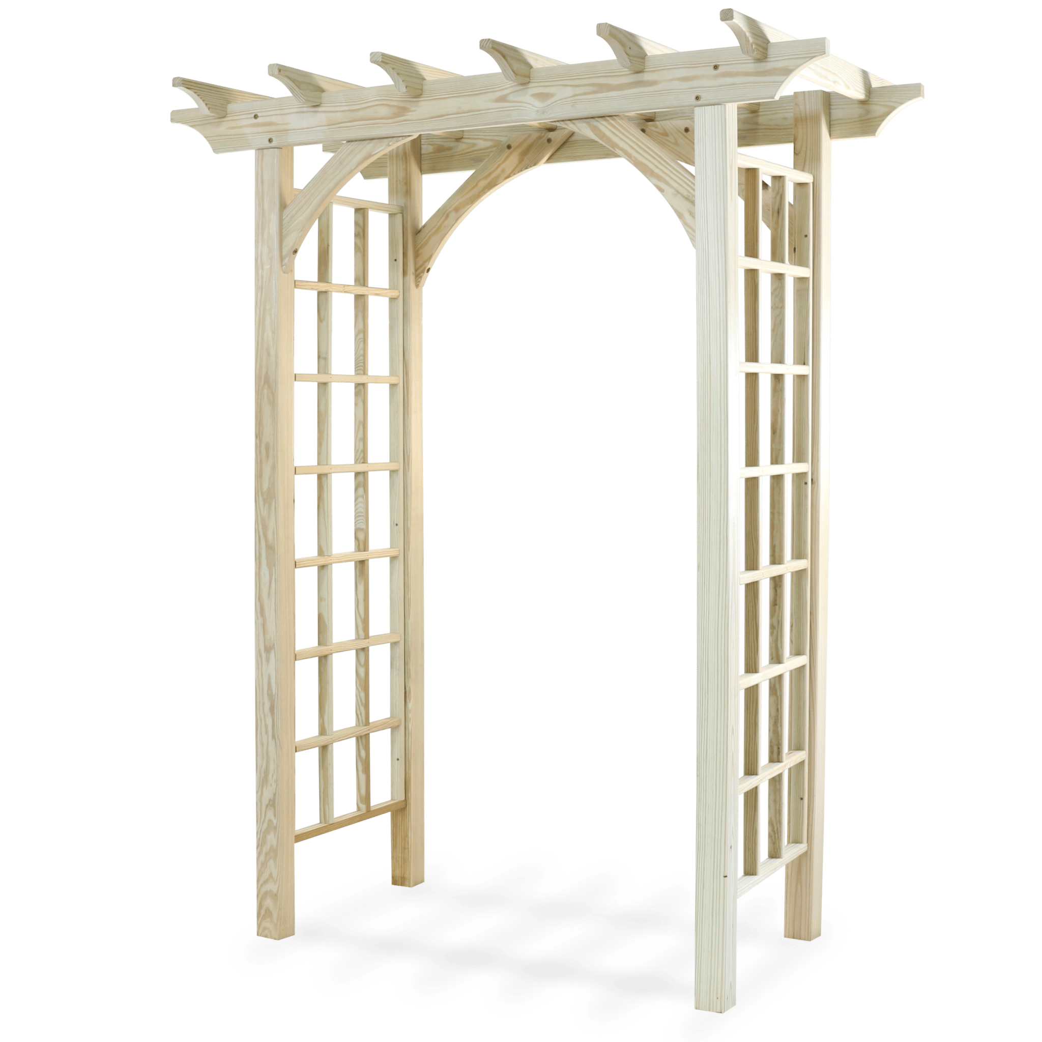 Traditional Wood Arbors for the Garden or Backyard - Patiova